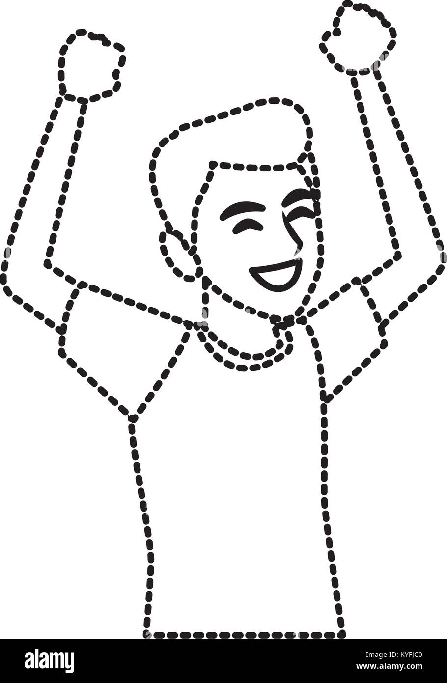 Man happy cartoon Stock Vector Image & Art - Alamy