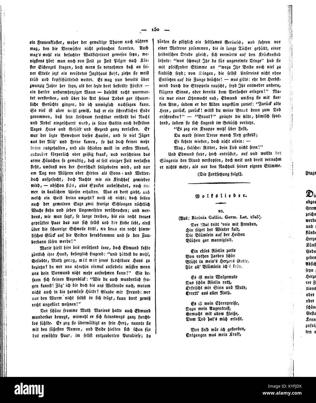 This image shows a depiction of a divining rod (*Wünschelruthe*) and is ...