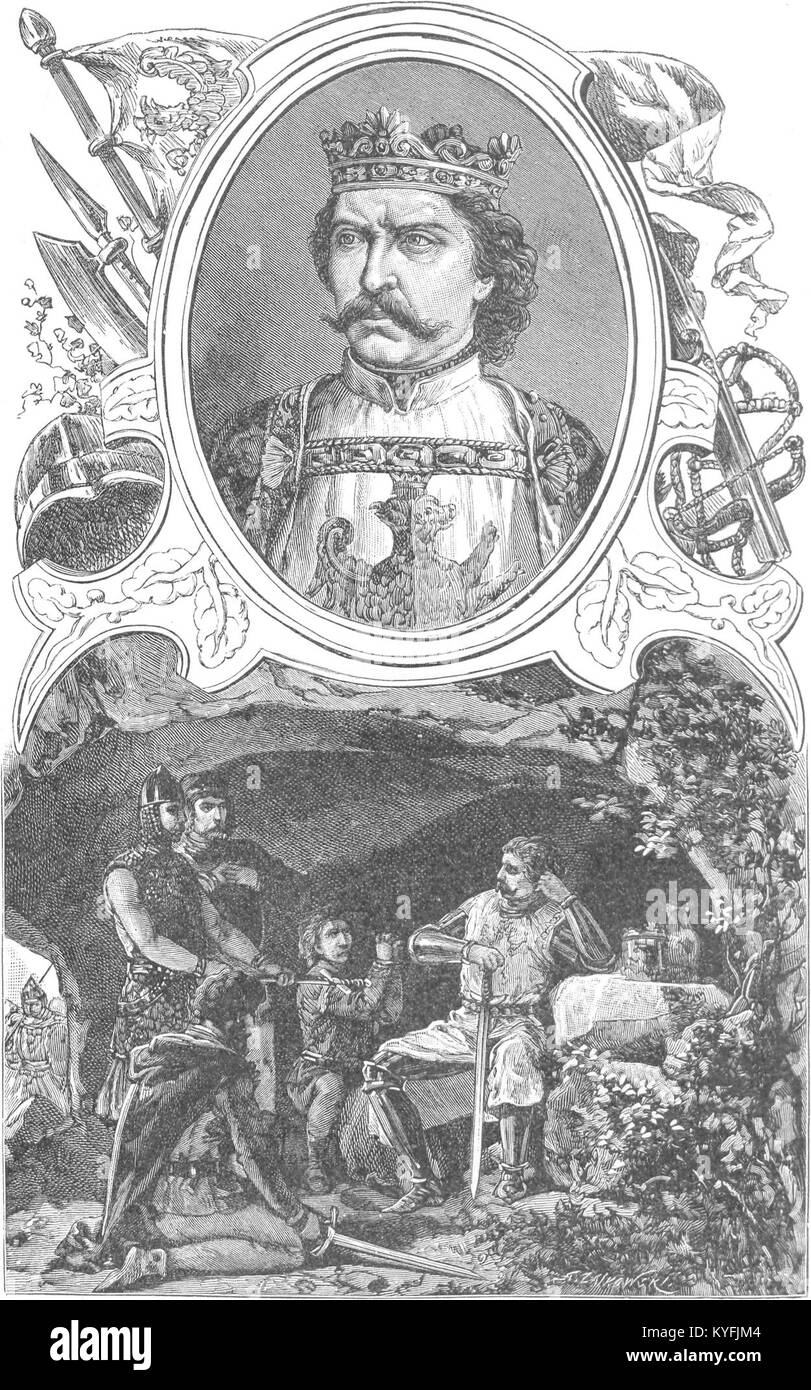Polish king royalty history historical archive archival hi-res stock ...