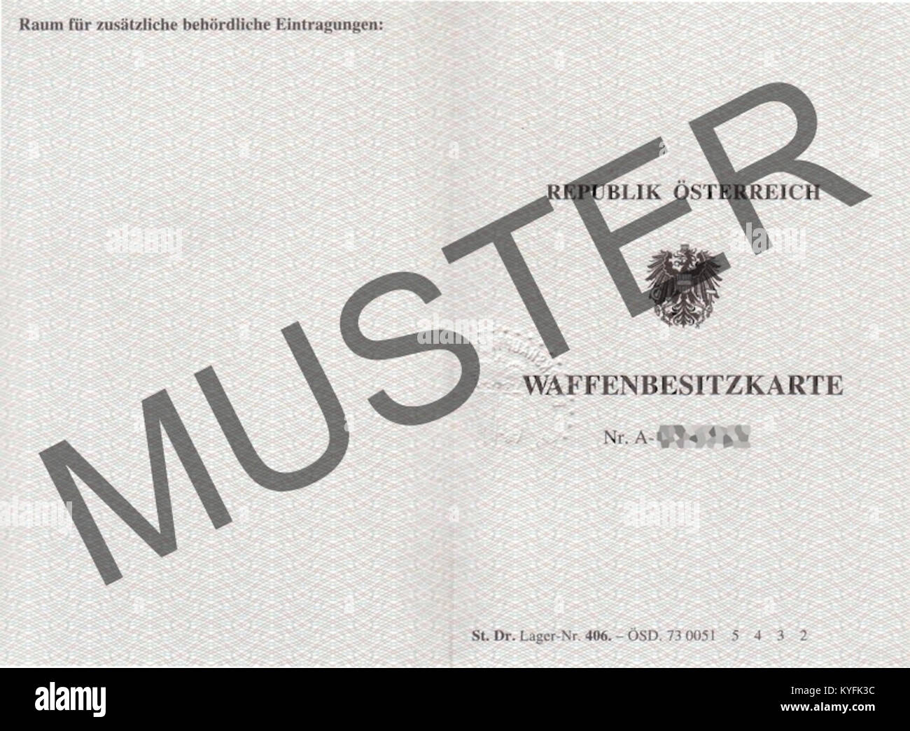 The Waffenbesitzkarte is an Austrian firearms ownership card used to ...