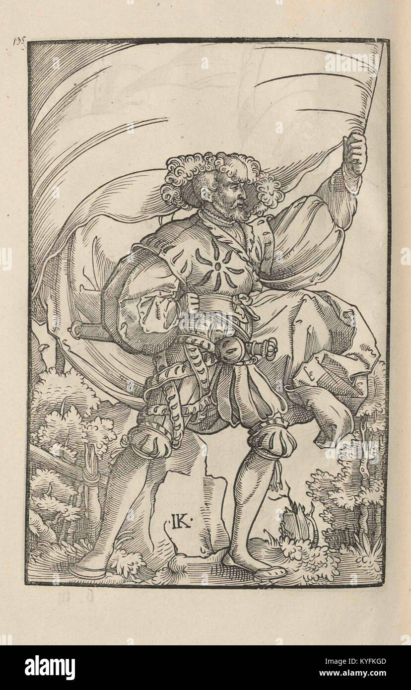 This artifact, a 1545 banner, represents a historical military standard ...