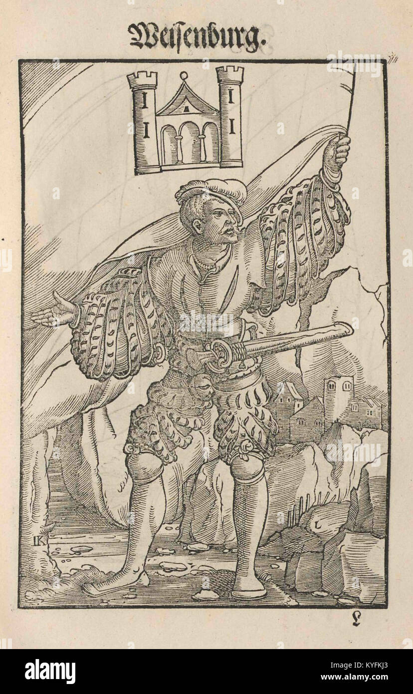 Image showing the coat of arms from 1545 of Weisenburg (Wissembourg) in ...