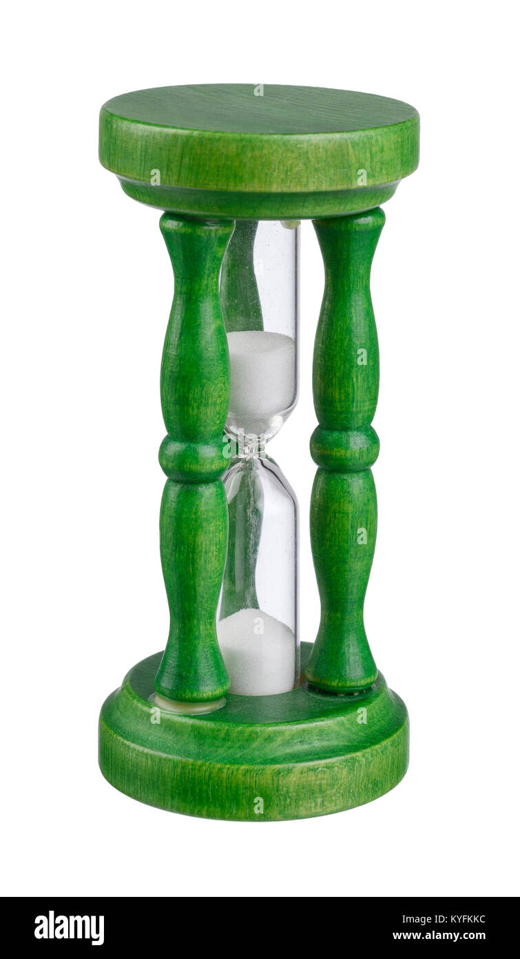 Small wooden sand timer Stock Photo - Alamy