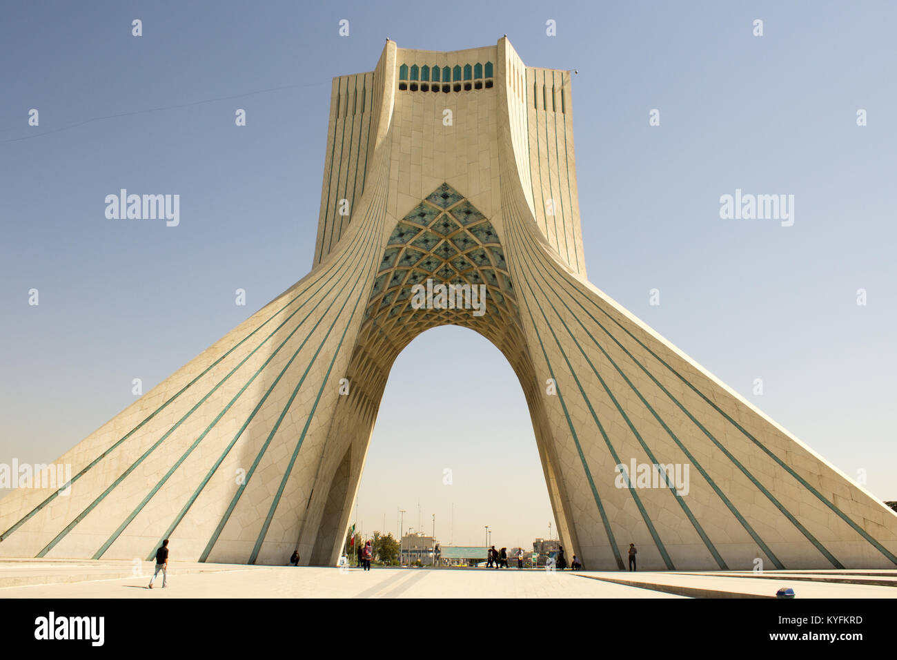 Image Azadi Tower in the Iranian capital Tehran, It is the most ...