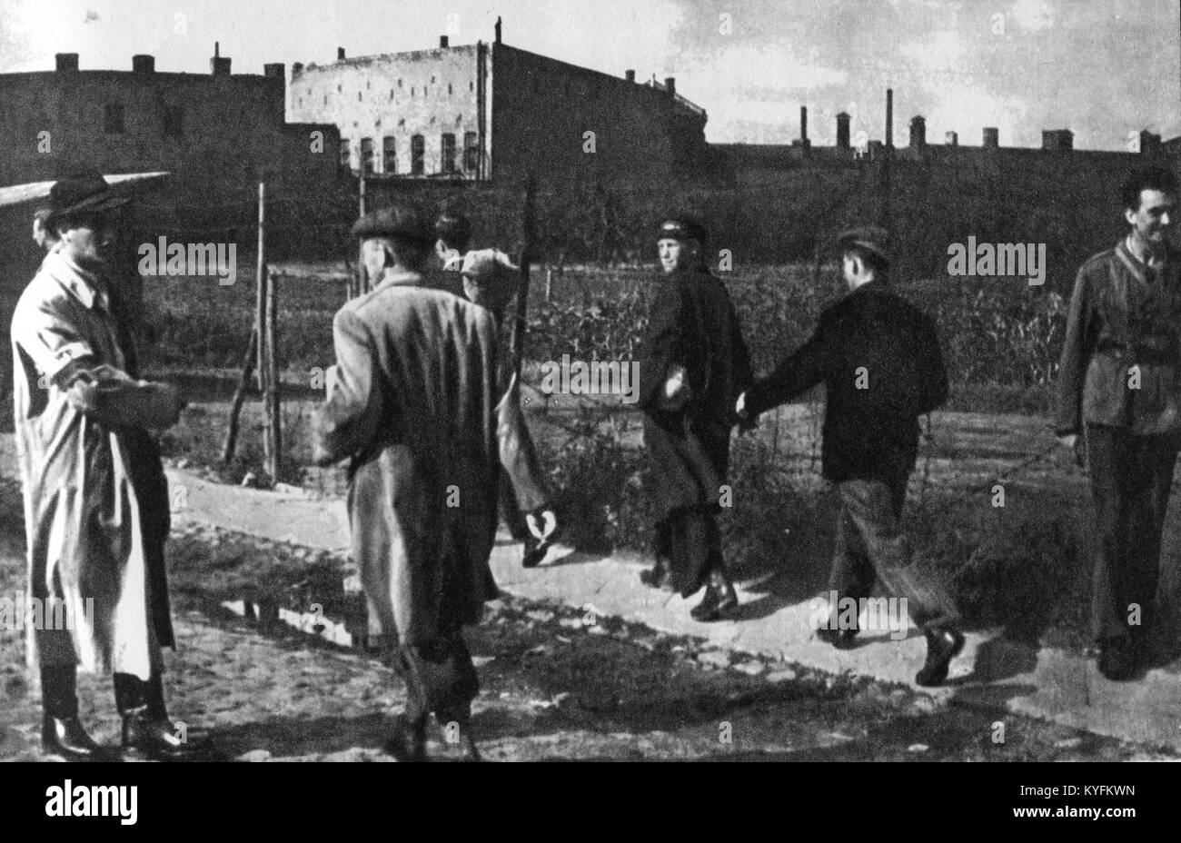 A photograph by Bałuk capturing scenes from the Warsaw Uprising of 1944 ...