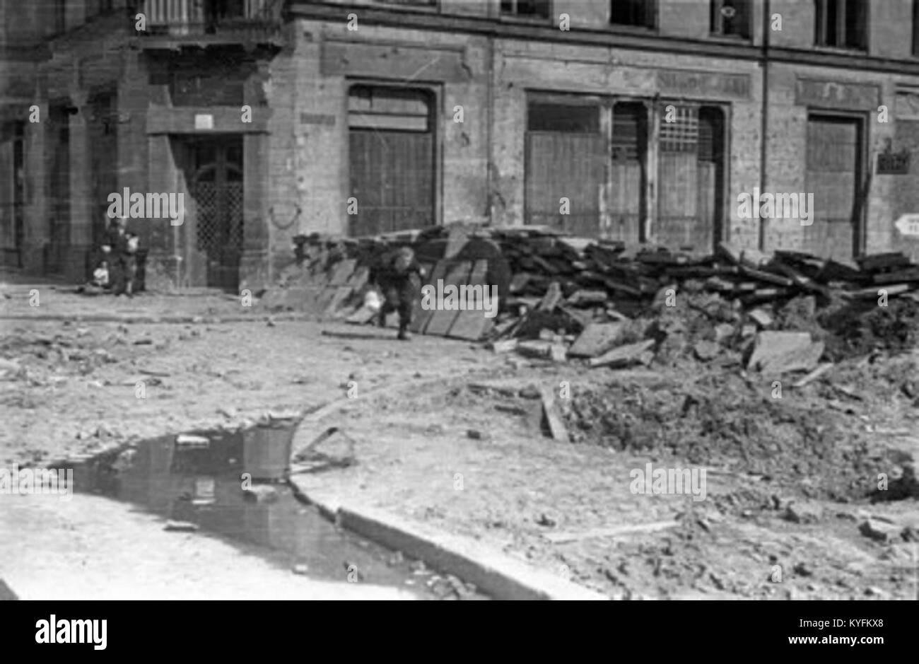 Polish resistance fighters during uprising Black and White Stock Photos ...