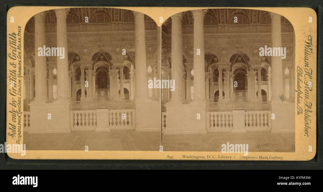 Washington, D.C., Library of Congress - Main Gallery, from Robert N ...