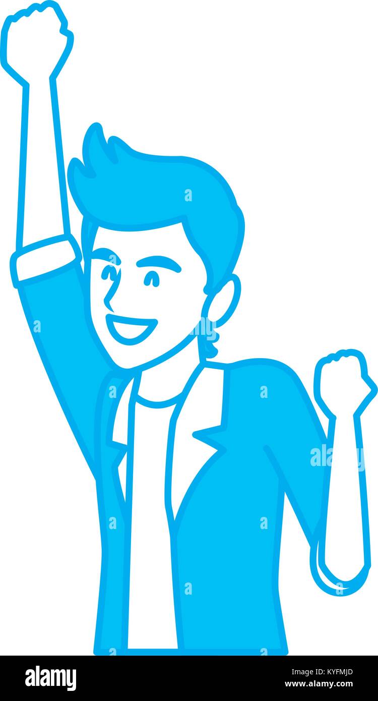 Man happy cartoon Stock Vector Image & Art - Alamy