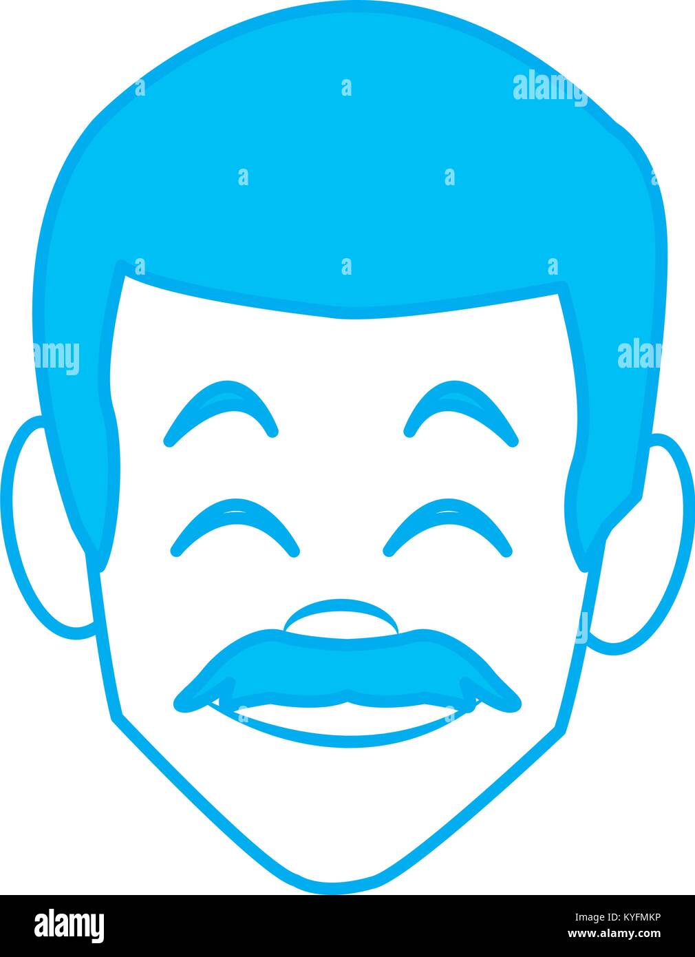 Man face smiling cartoon Stock Vector Image & Art - Alamy