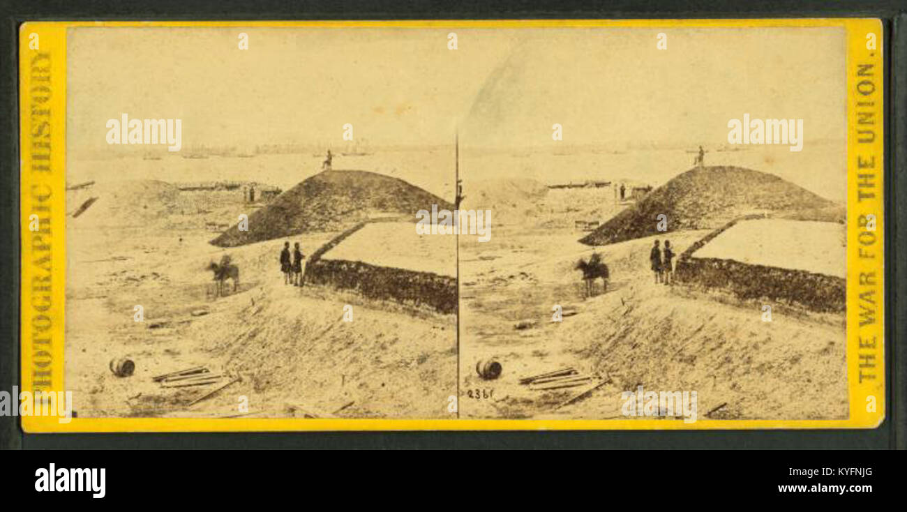 The water battery at Yorktown, Virginia, was a key military ...
