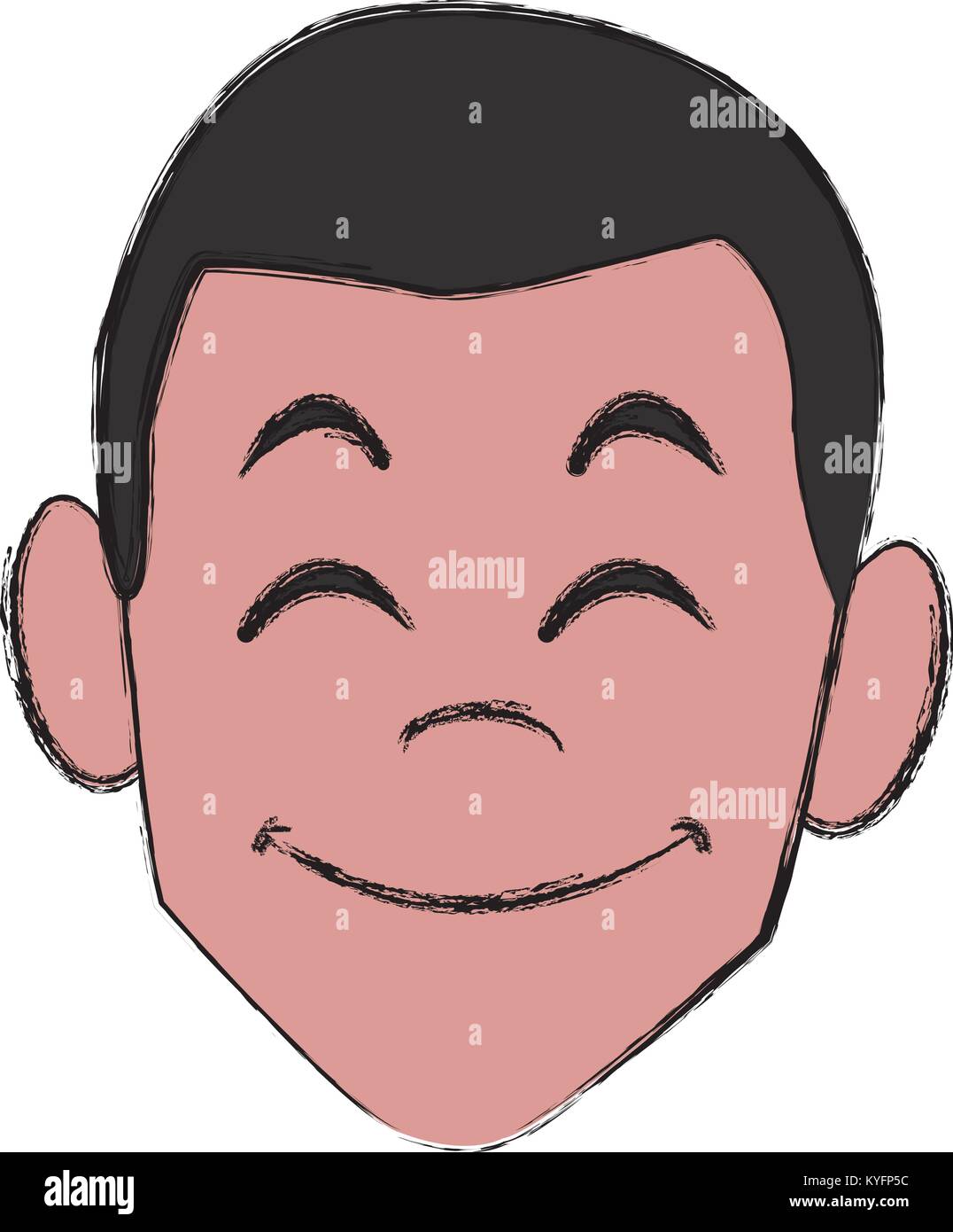 Man face smiling cartoon Stock Vector Image & Art - Alamy