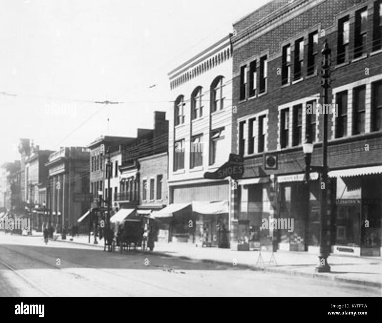 West side of Fayetteville Street Raleigh Stock Photo - Alamy
