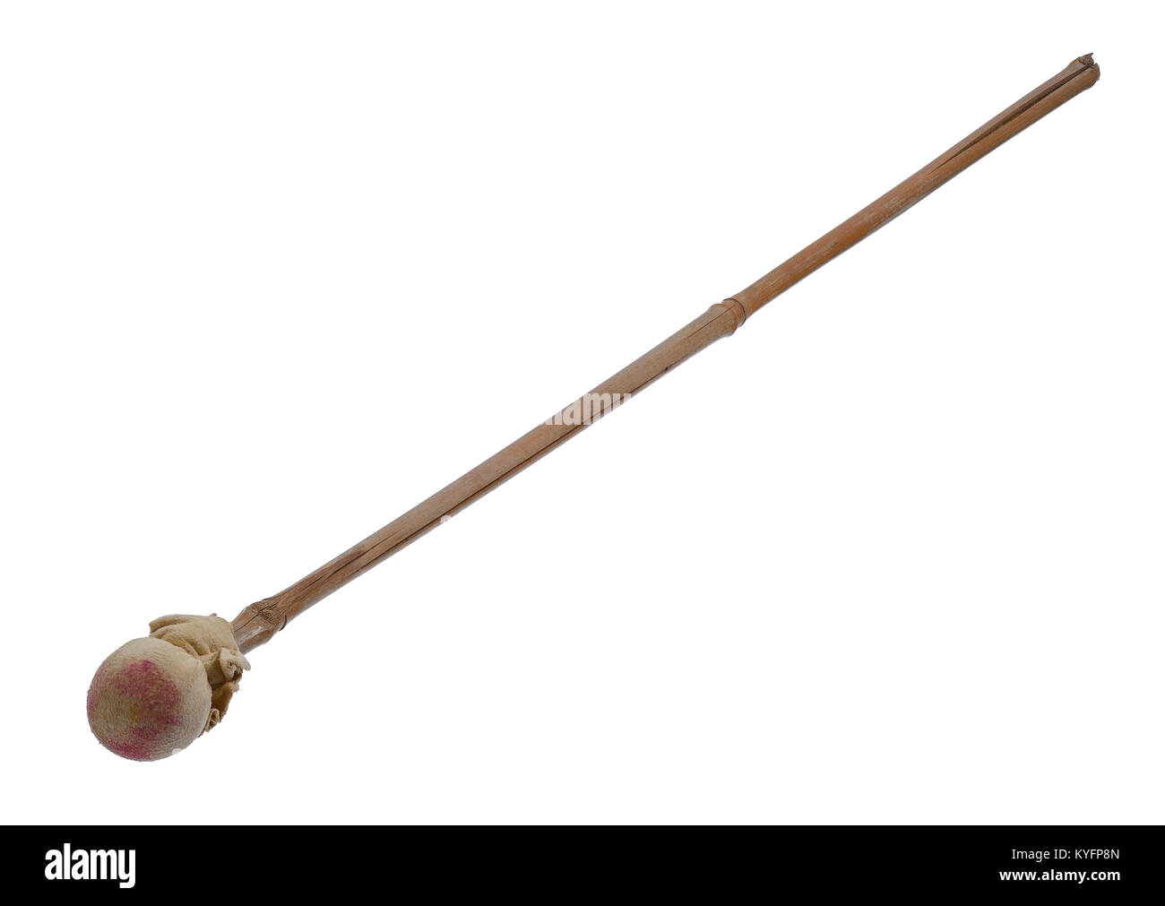 Home made artist mahl stick made from a garden cane Stock Photo - Alamy