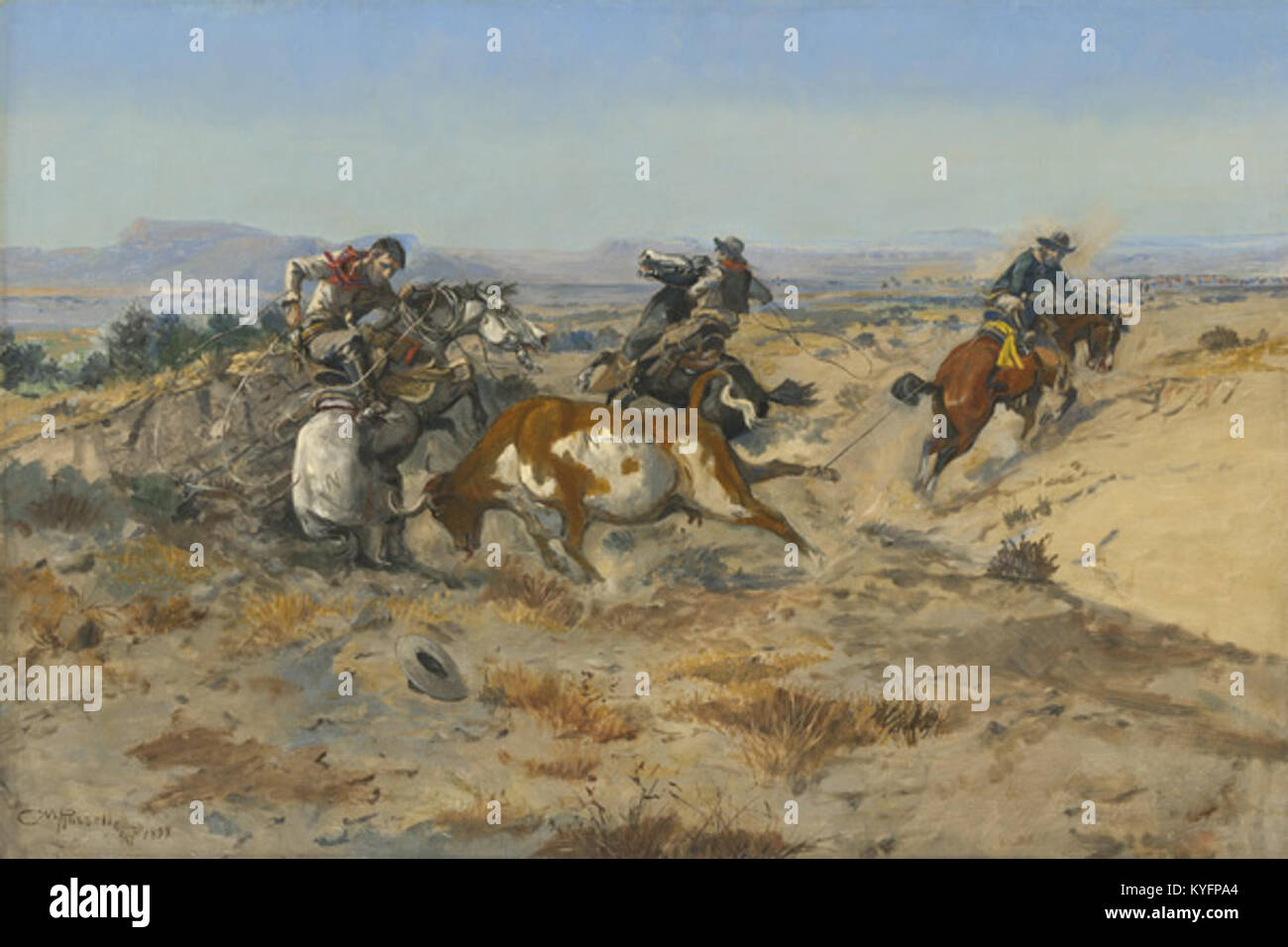 Western cowboys hi-res stock photography and images - Alamy