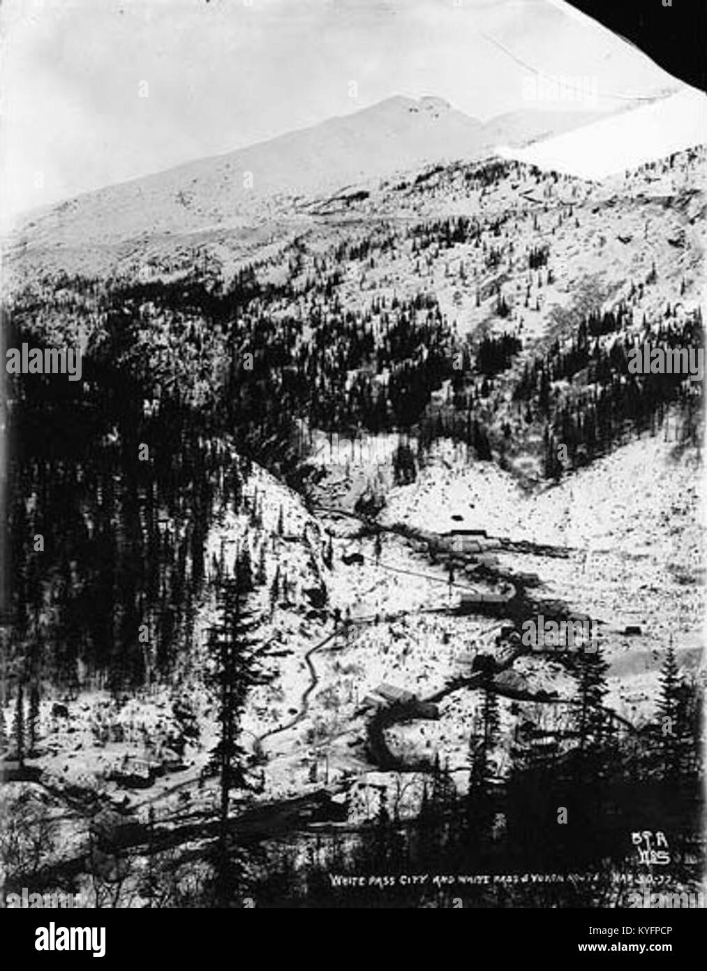 White Pass City on the White Pass Trail, Alaska, March 30, 1899 (HEGG ...