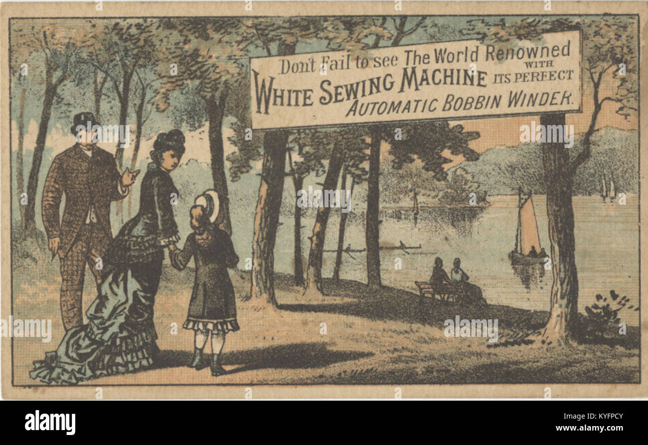 White Sewing Machine Co. was an American manufacturer known for ...