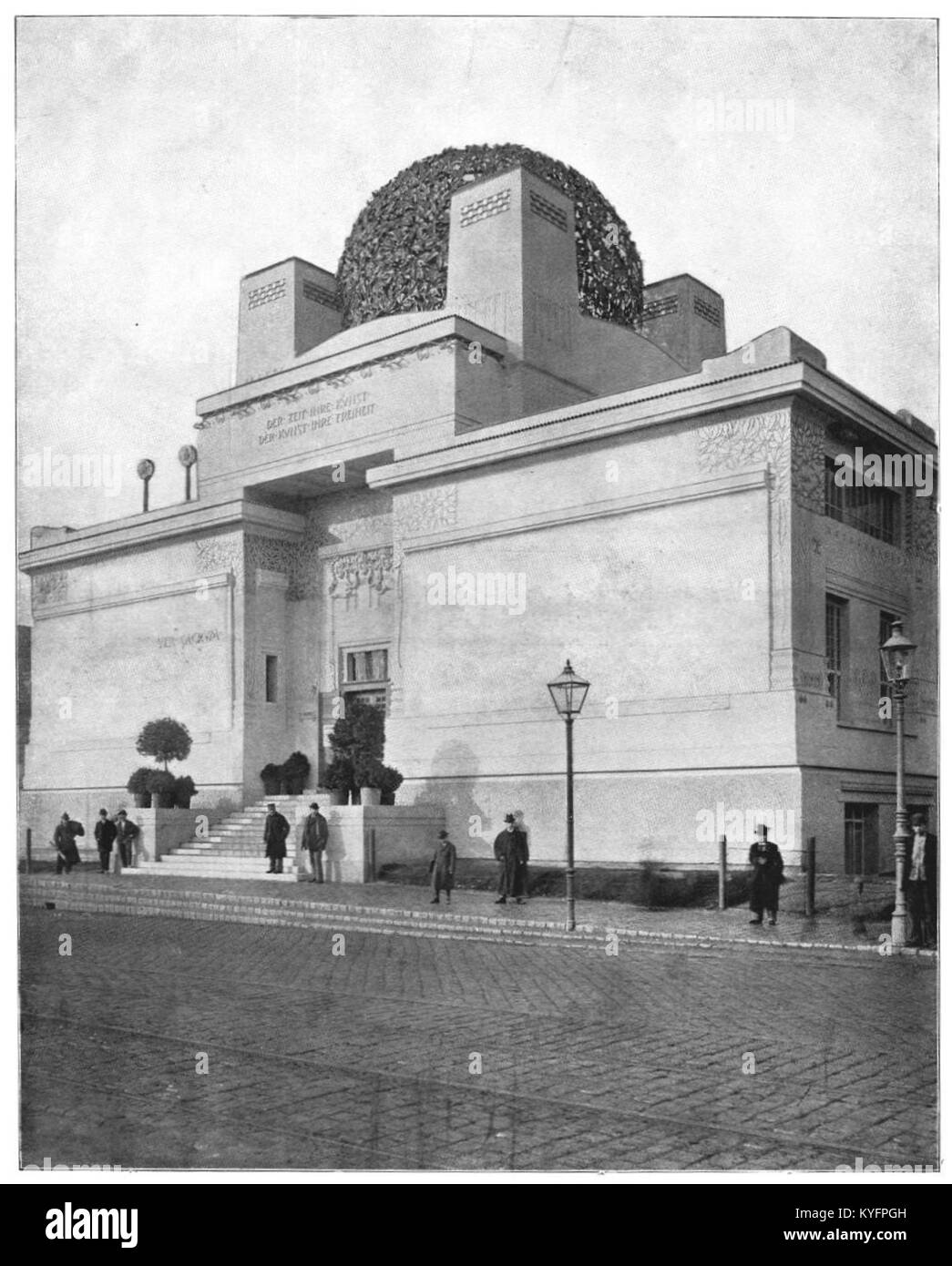 The Wiener Secessionsgebäude, constructed around 1900 in Vienna ...