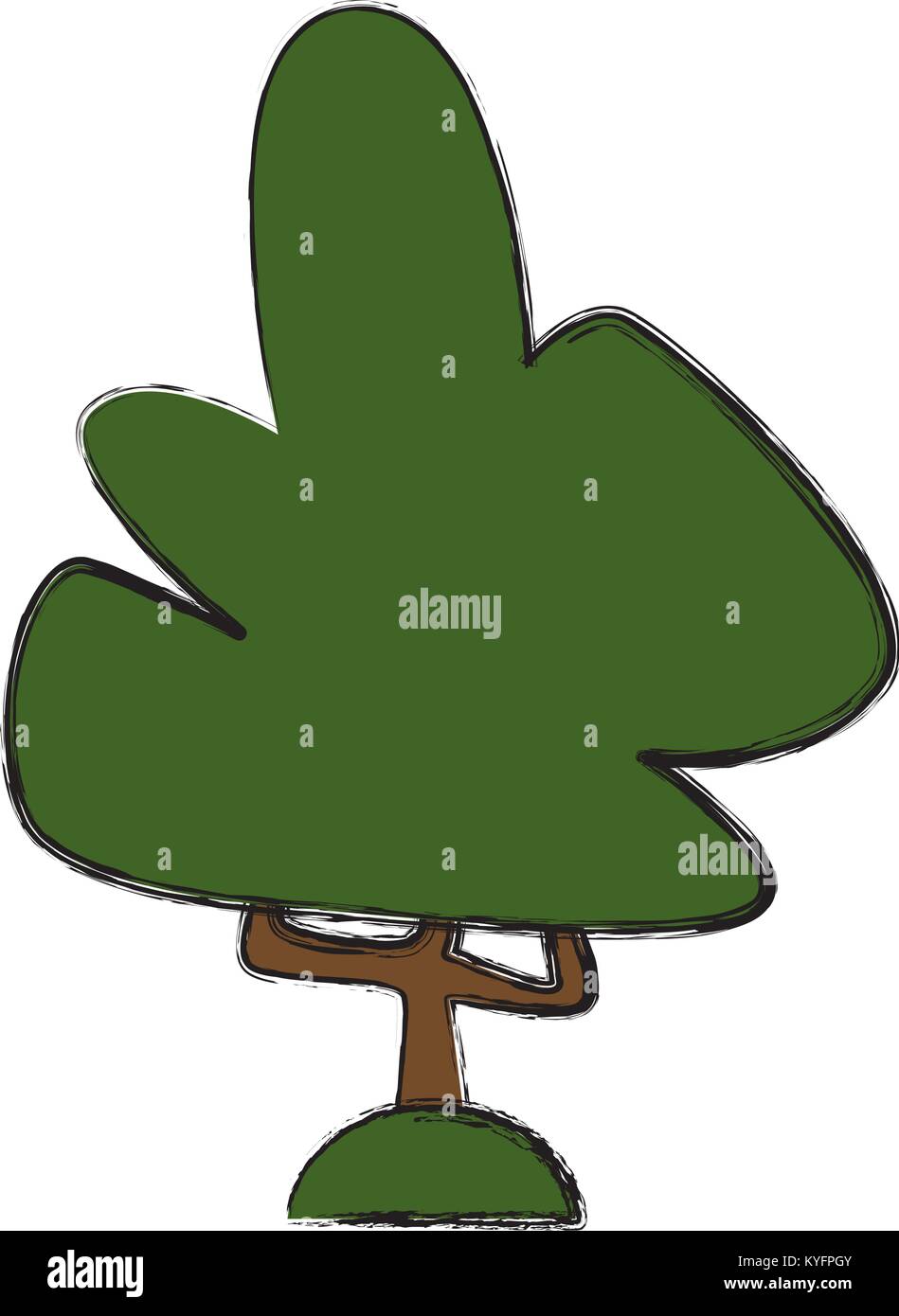 Abstract tree symbol Stock Vector Image & Art - Alamy