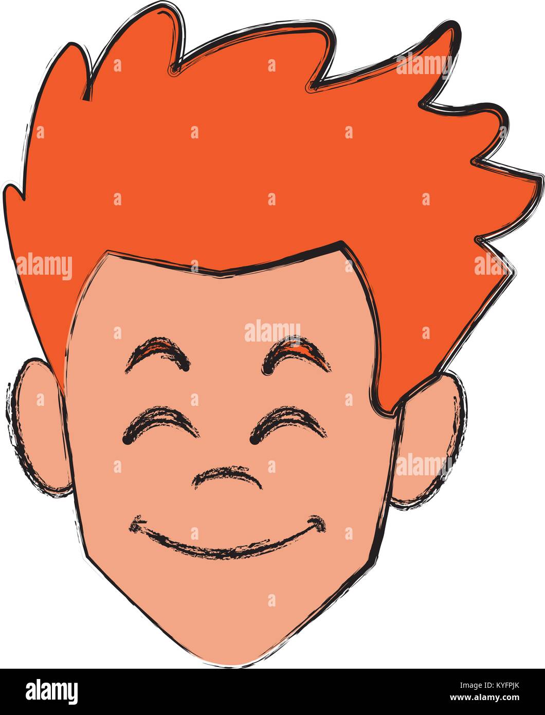 Man face smiling cartoon Stock Vector Image & Art - Alamy