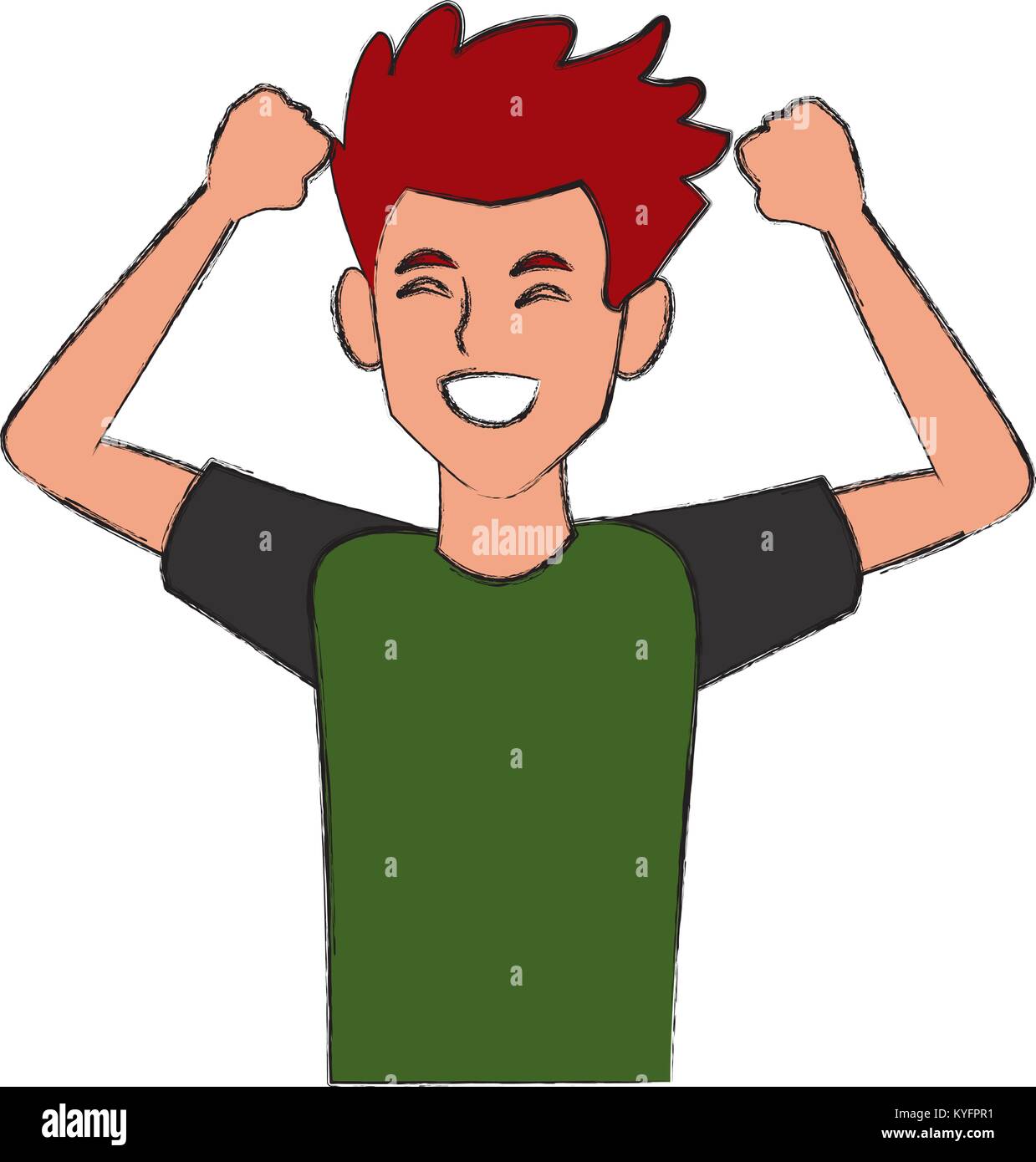 Man happy cartoon Stock Vector Image & Art - Alamy