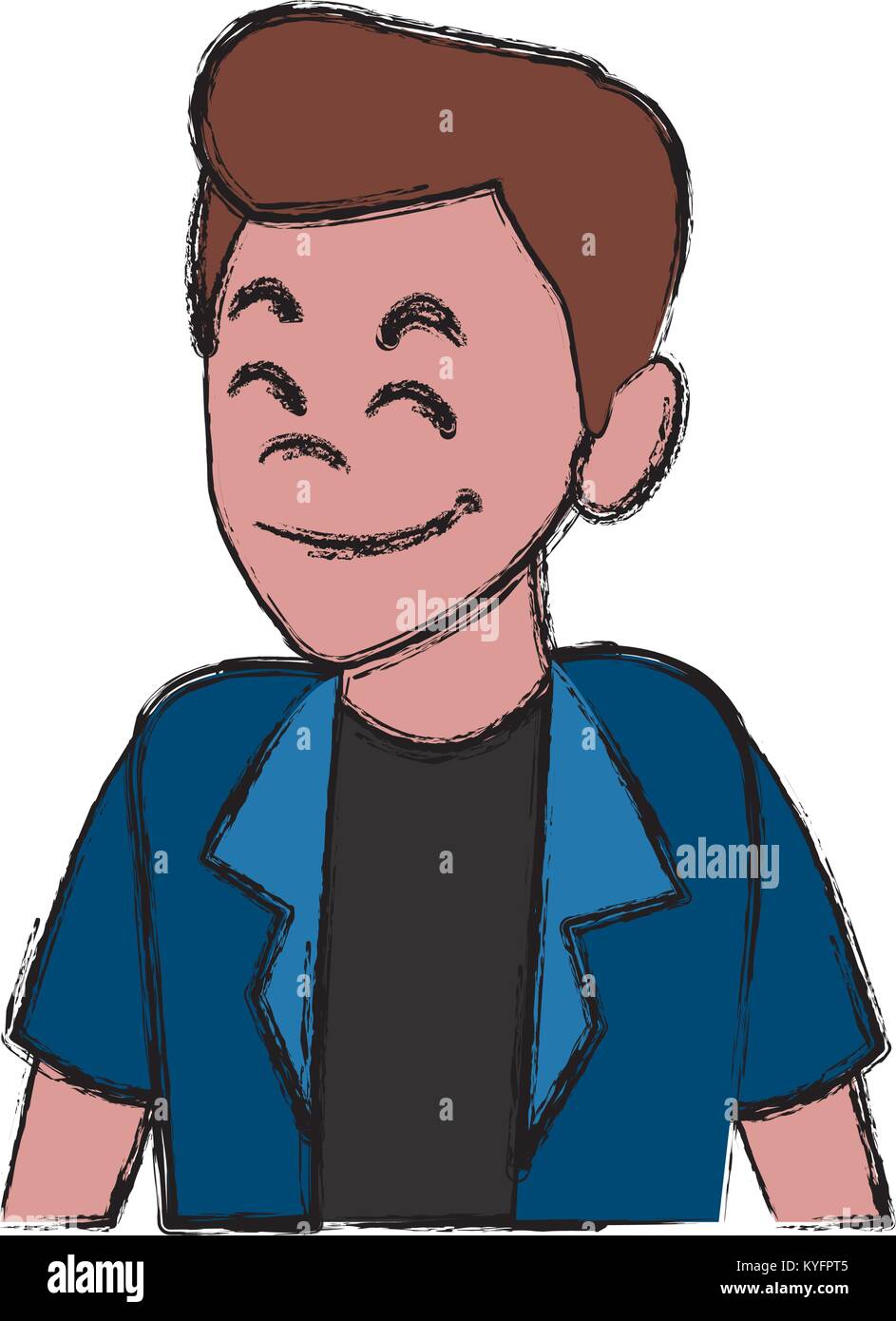 Man profile cartoon Stock Vector Image & Art - Alamy