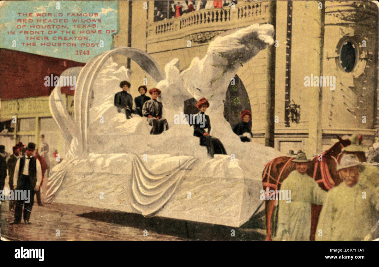 World Famous Red Headed Widows, Houston, Texas Stock Photo - Alamy