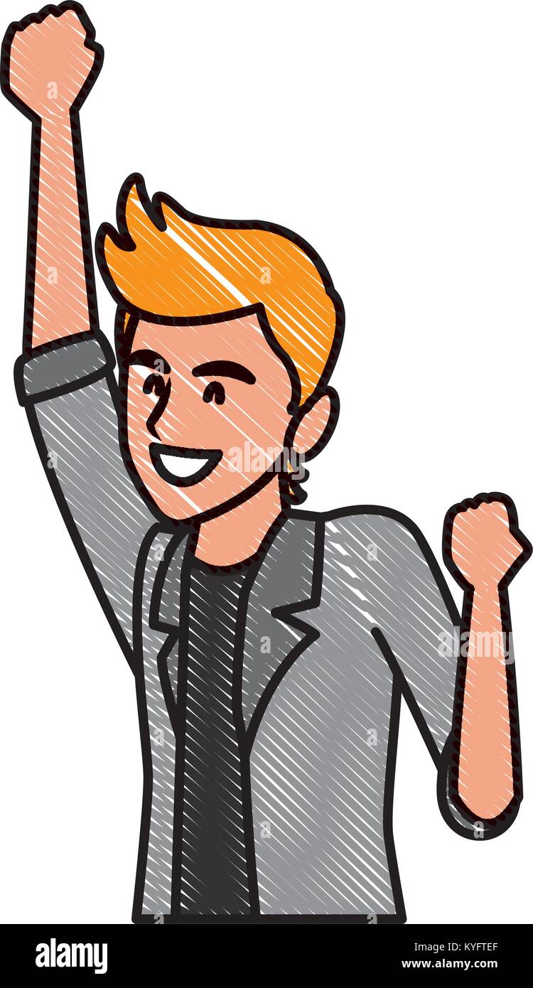 Man happy cartoon Stock Vector Image & Art - Alamy