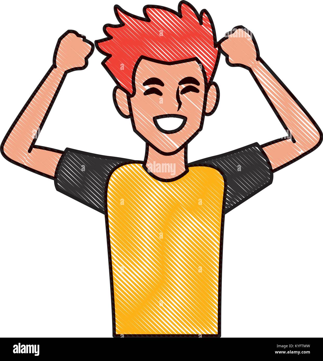 Man happy cartoon Stock Vector Image & Art - Alamy