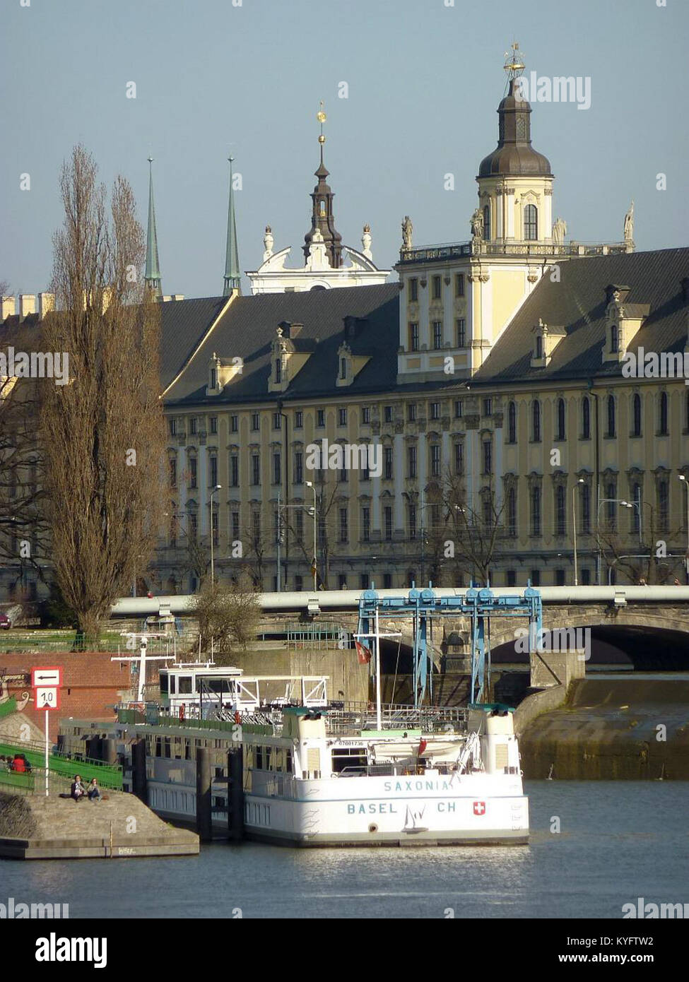 The Główny building of Wrocław University, shown from the northern ...