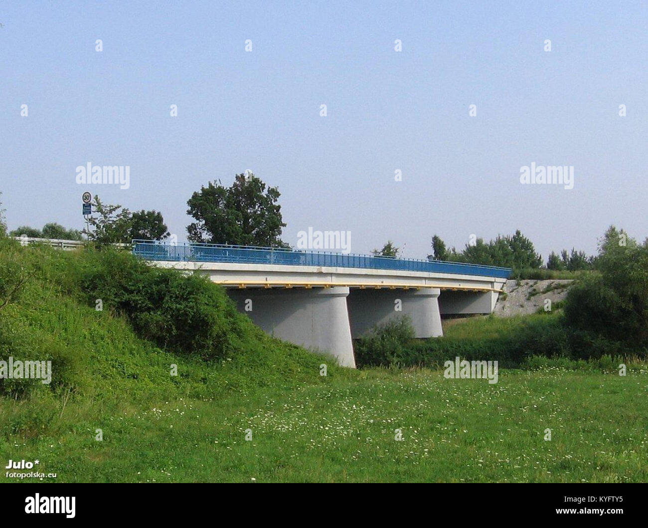 Most Brodzki in Wroclaw, Poland, is a historical bridge known for its ...