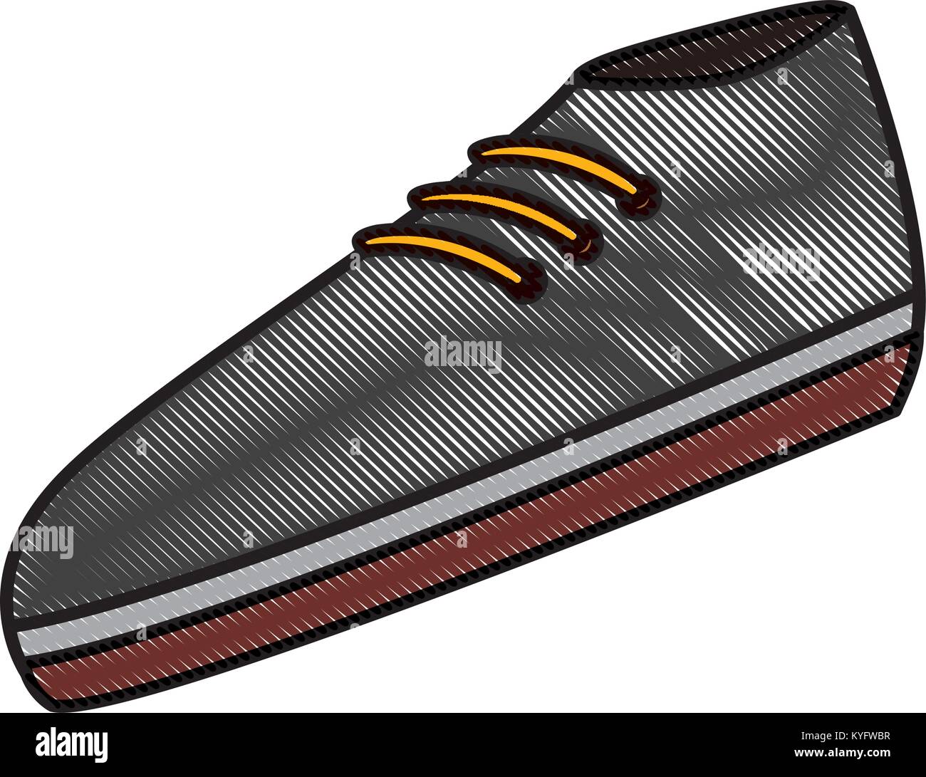 classic urban shoe vector Stock Vector Image & Art - Alamy