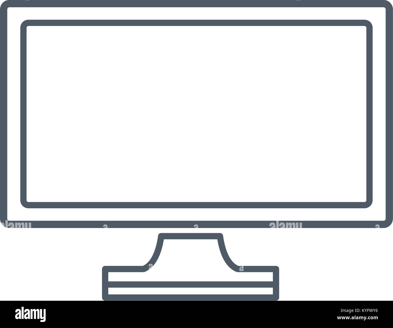 Computer screen technology Stock Vector Image & Art - Alamy