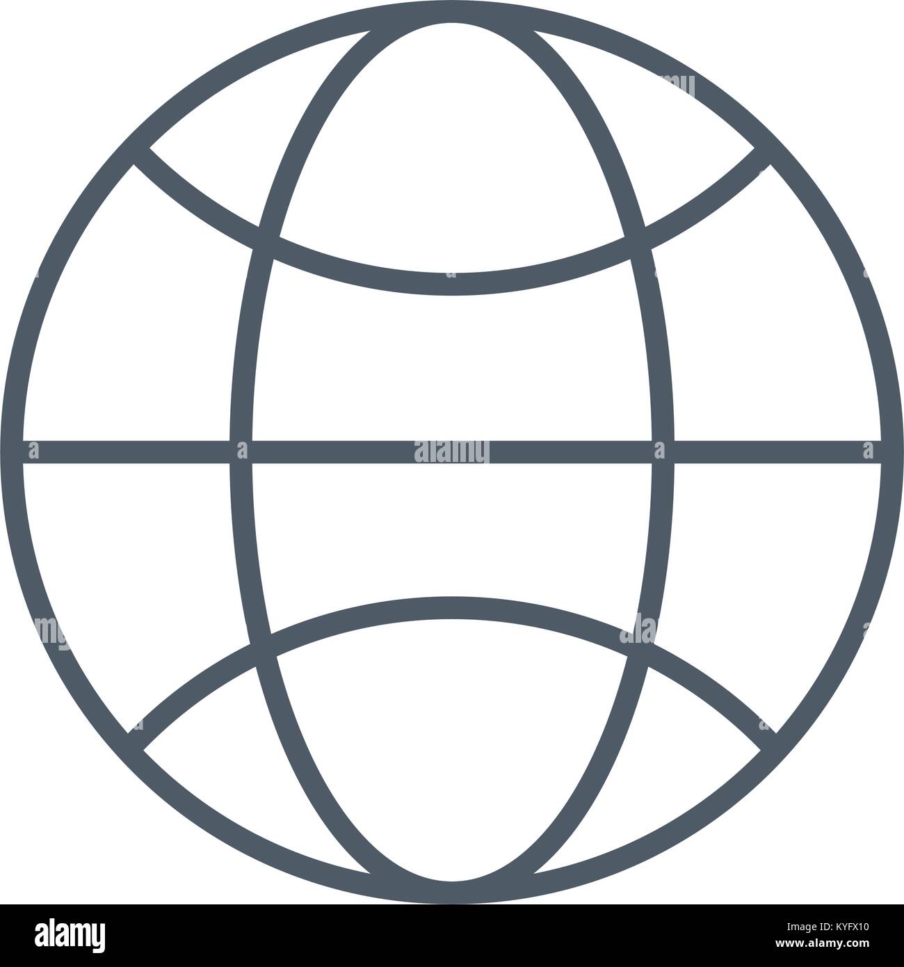 Sphere global symbol Stock Vector Image & Art - Alamy