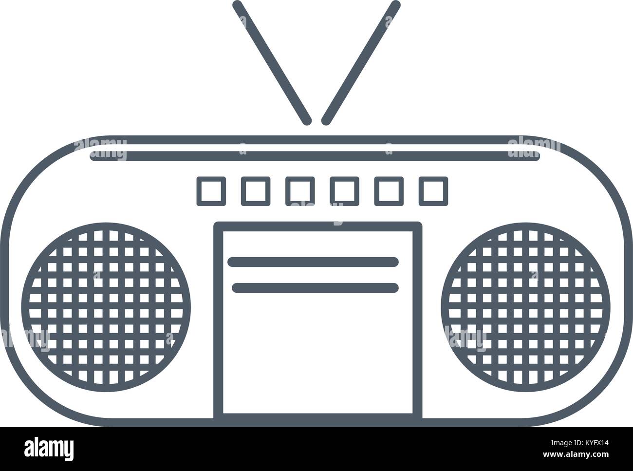 Stereo dial Stock Vector Images - Alamy