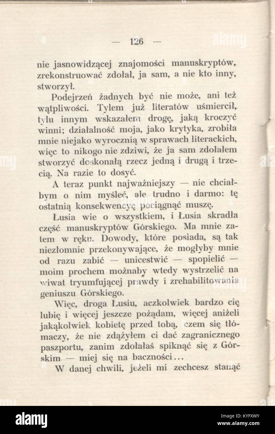 A page from 'Mocny człowiek' (The Strong Man) by Stanisław ...