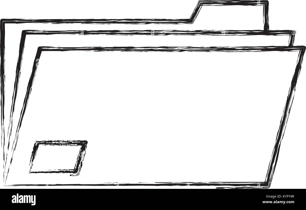 Folder document symbol Stock Vector Image & Art - Alamy