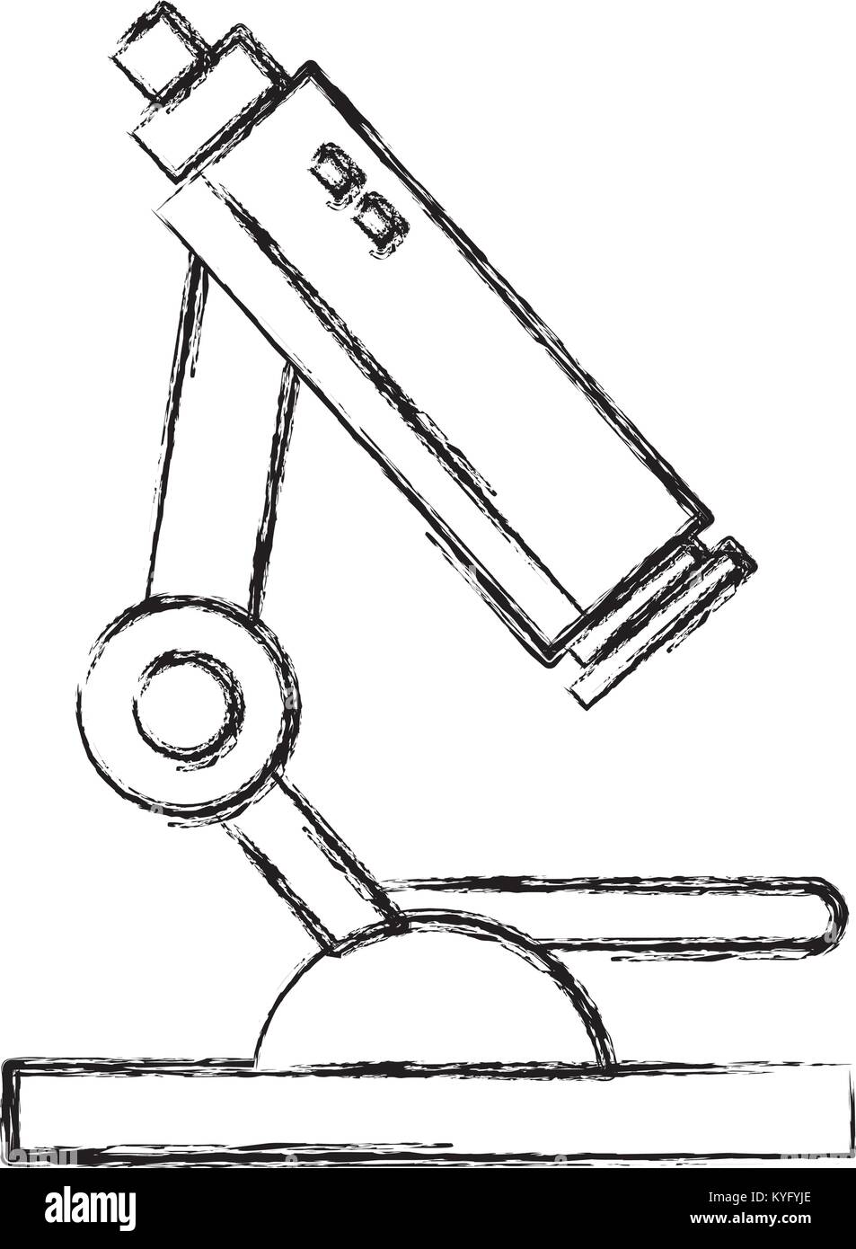 Microscope scientific tool Stock Vector Image & Art - Alamy