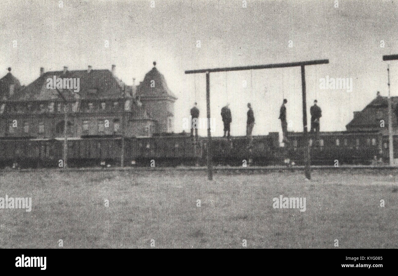 On October 16, 1942, Polish hostages were hanged at Szczesliwice ...