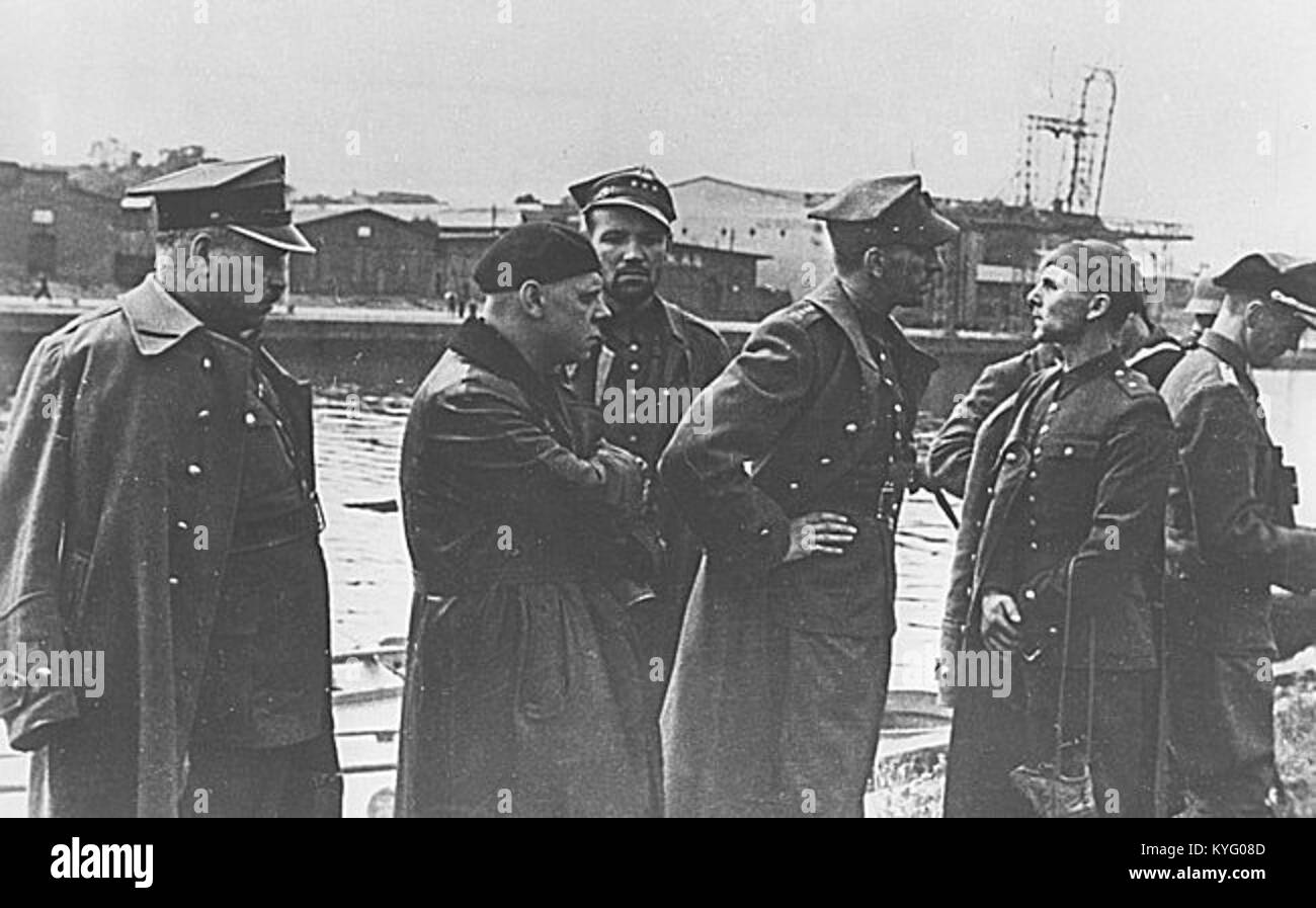 Polish officers image Black and White Stock Photos & Images - Alamy