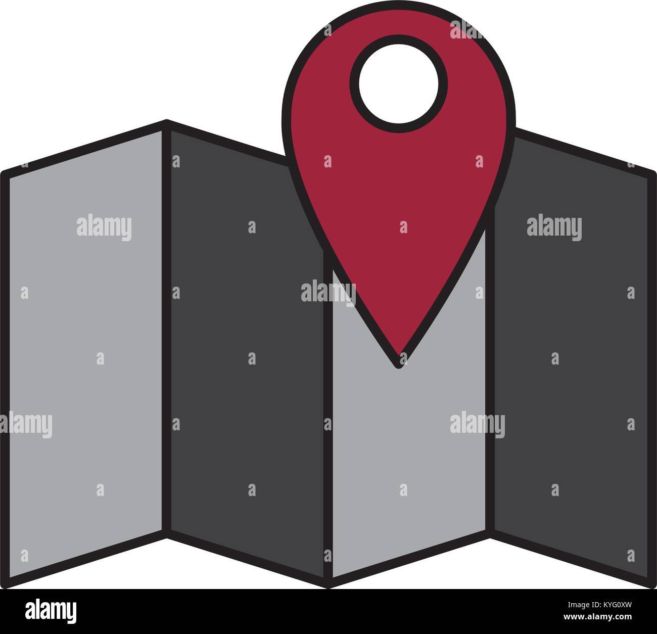 Map location symbol Stock Vector Image & Art - Alamy