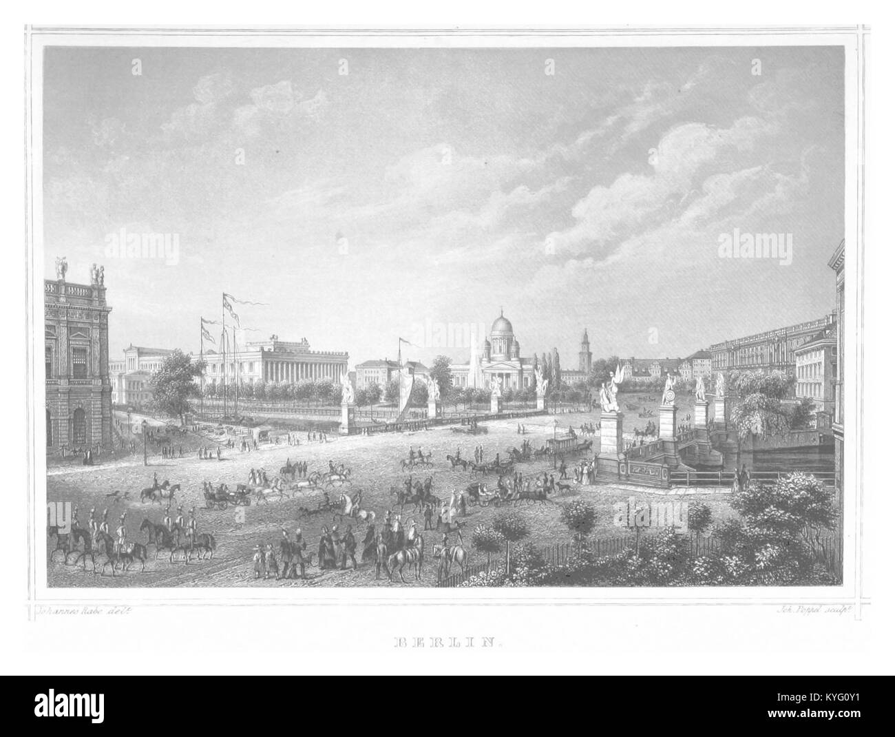 Berlin map 19th century Cut Out Stock Images & Pictures - Alamy