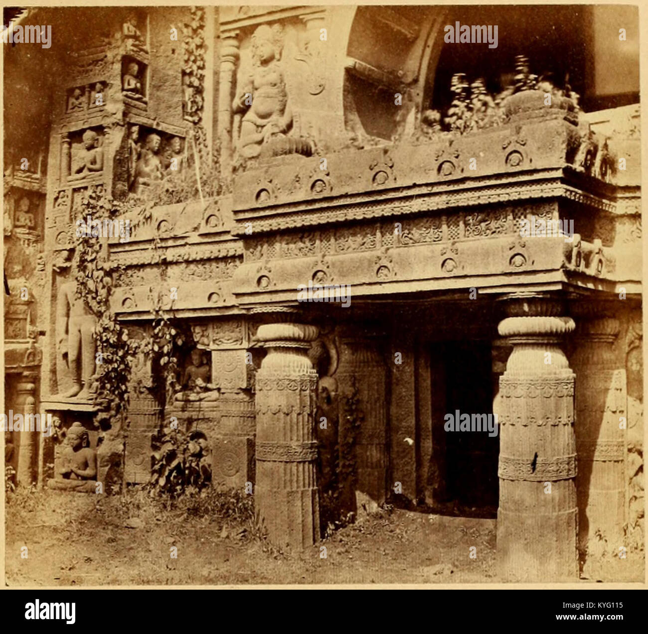 Ancient chaitya structure hi-res stock photography and images - Alamy