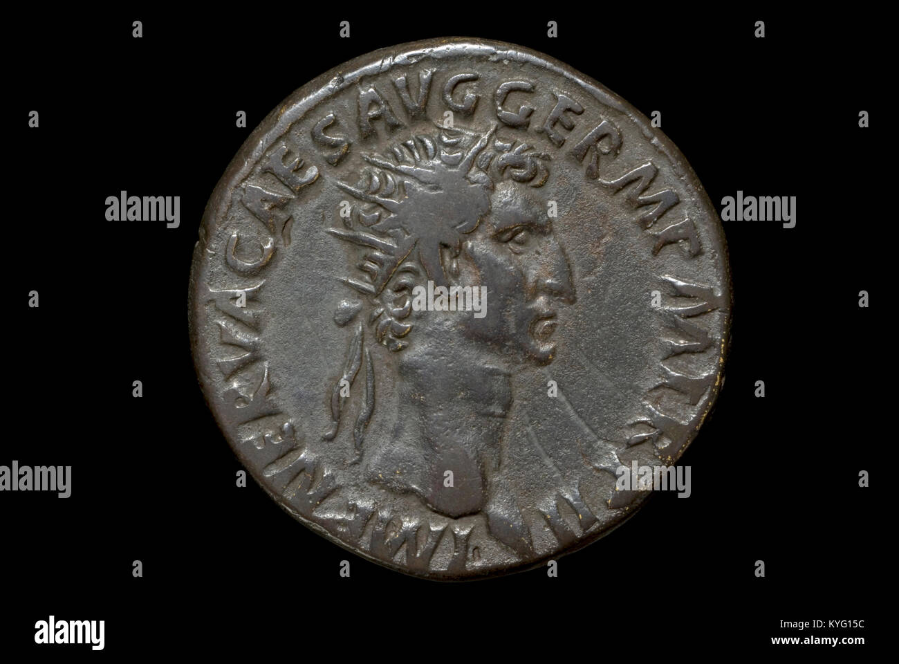 Roman coin of Nerva Stock Photo - Alamy