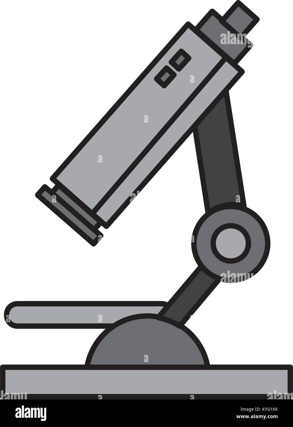 Microscope scientific tool Stock Vector Image & Art - Alamy