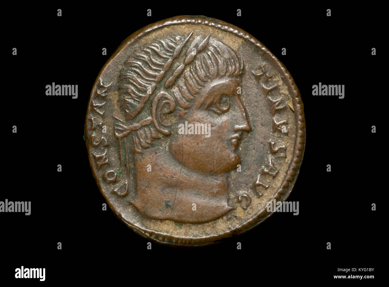 Roman coin constantine hi-res stock photography and images - Alamy