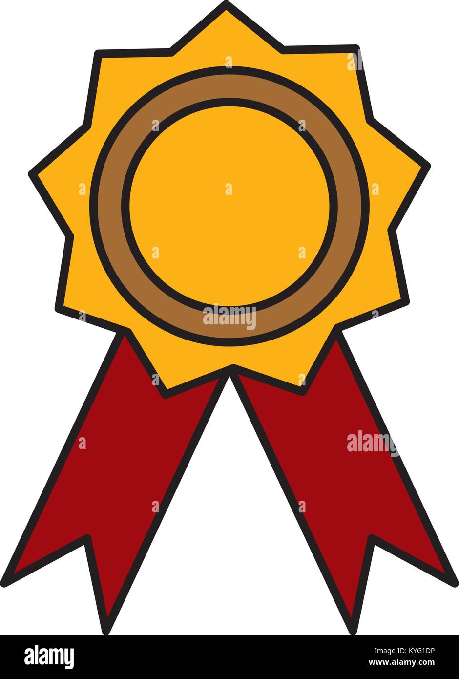 Award ribbon symbol Stock Vector Image & Art - Alamy