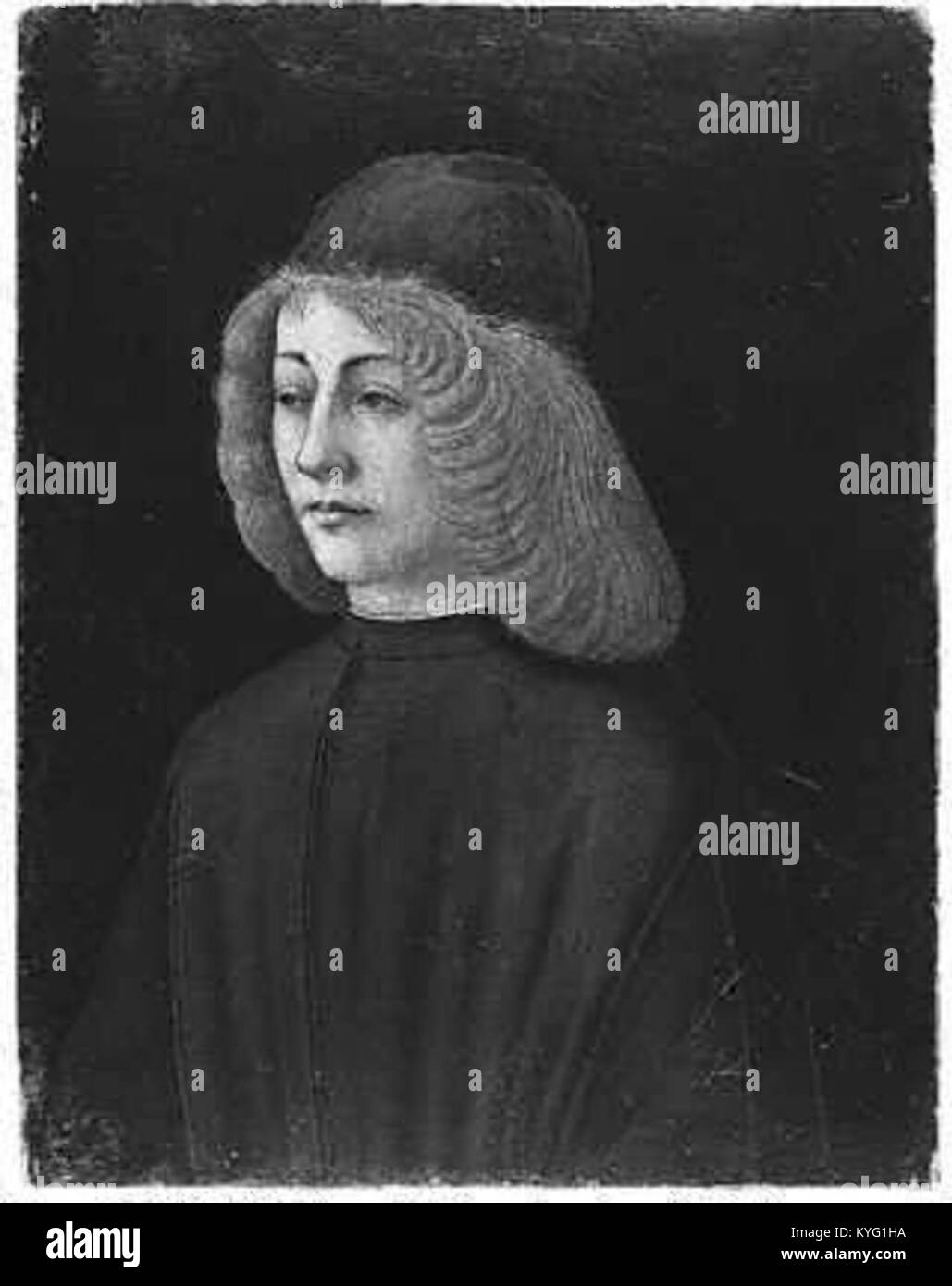 This portrait, originally attributed to P. Pollaiuolo, has been ...