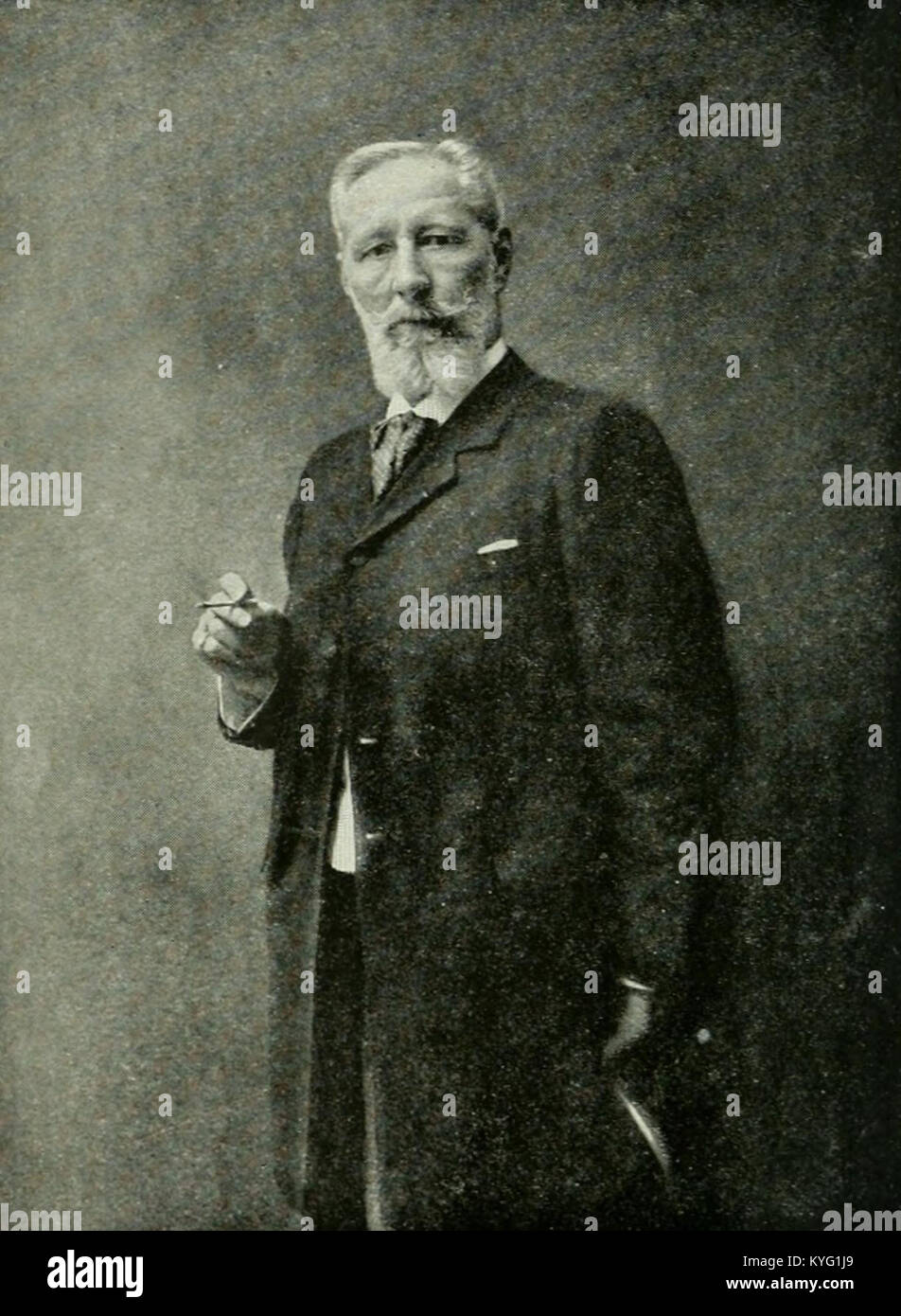 This portrait depicts Eugène-Melchior de Vogüé, capturing his facial ...