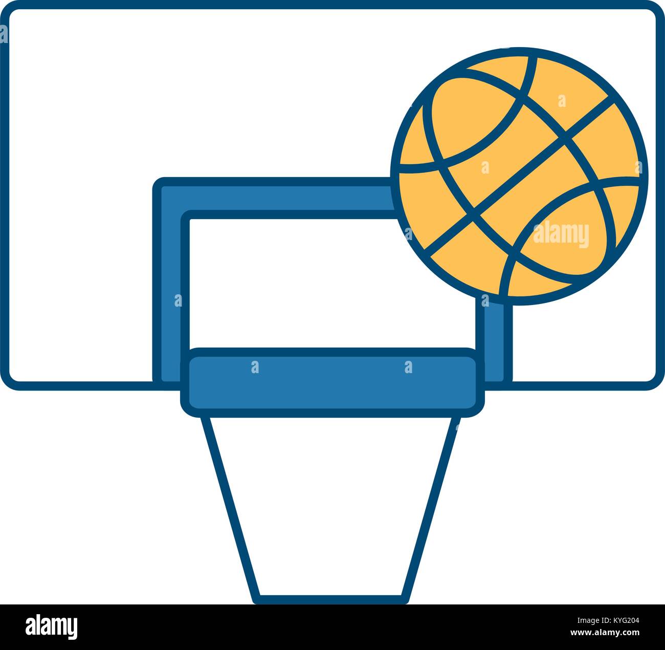 Basketball sport symbol Stock Vector Image & Art - Alamy
