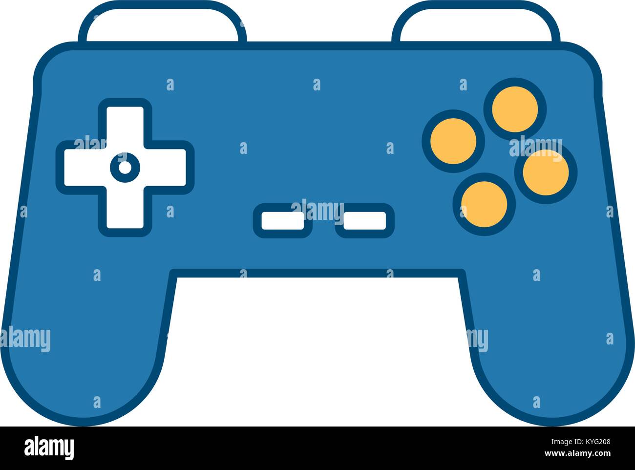 Gamepad videogame symbol Stock Vector Image & Art - Alamy